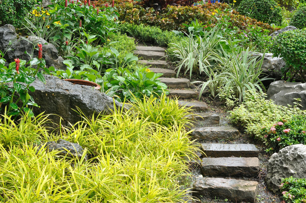 Aménager un jardin en pente : astuces et conseils pratiques pour ...
